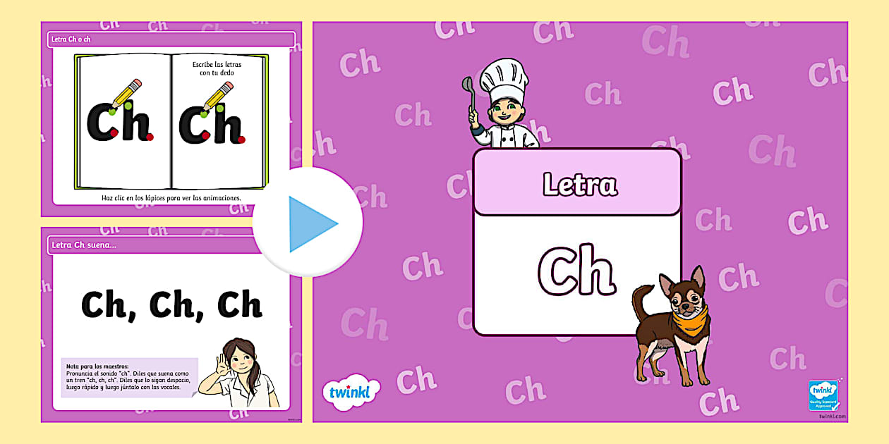 Power Point: La letra "Ch" (teacher made) - Twinkl