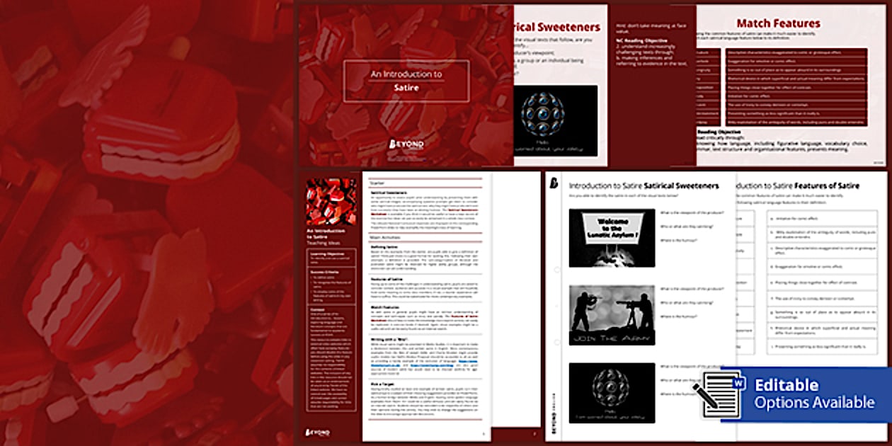 What is Satire in Literature? | Lesson Pack for KS3 English