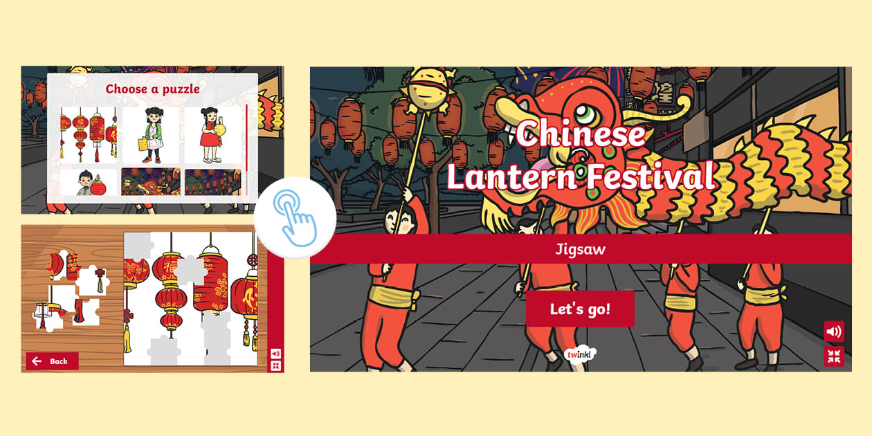 Chinese Lantern Festival Interactive Jigsaw (Teacher-Made)