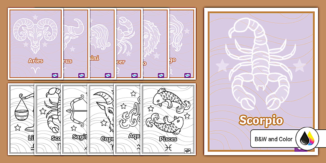 Astrological Signs Poster Pack (teacher made) - Twinkl