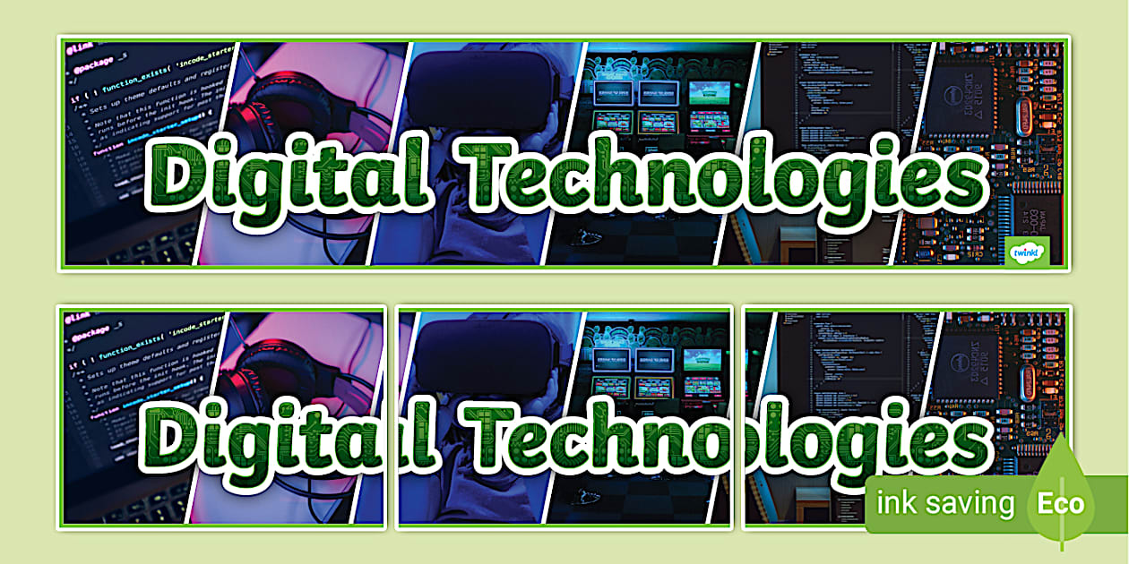 Digital Technologies Photo Display Banner (Teacher-Made)