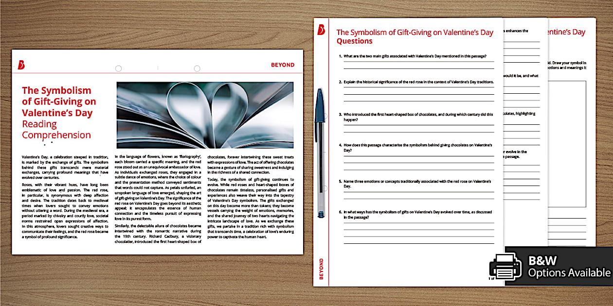 The Symbolism of Gift-Giving on Valentine's Day - Twinkl