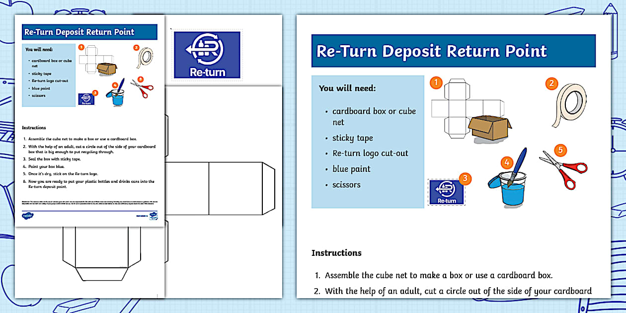 Re-Turn Deposit Return Point Craft Activity (teacher made)