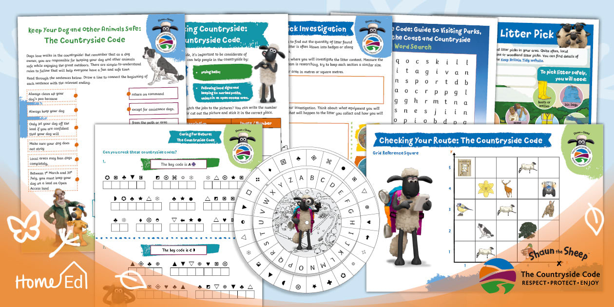 The Countryside Code Activity Pack (Hecho por educadores)