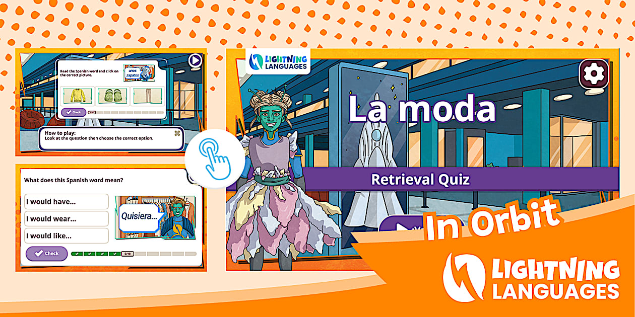 👉 Fashion Quiz: Spanish Language Practice