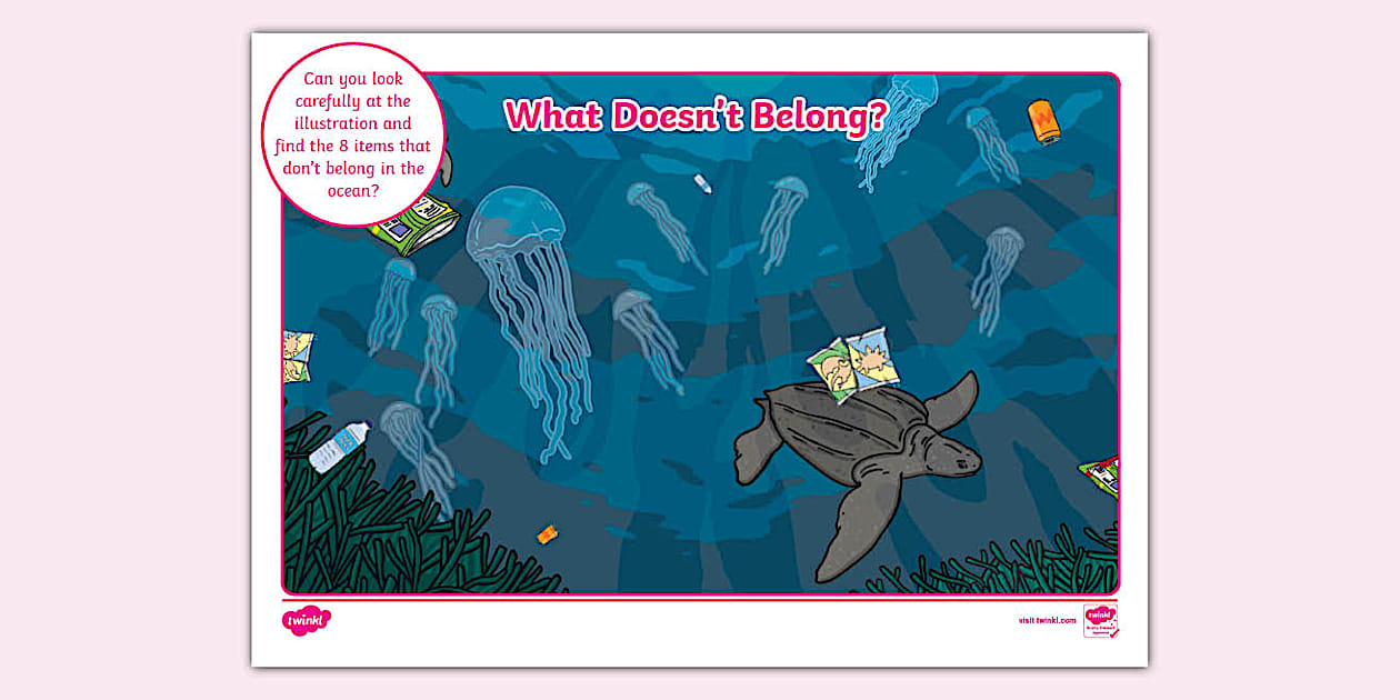 Earth Day Ocean I Spy Activity