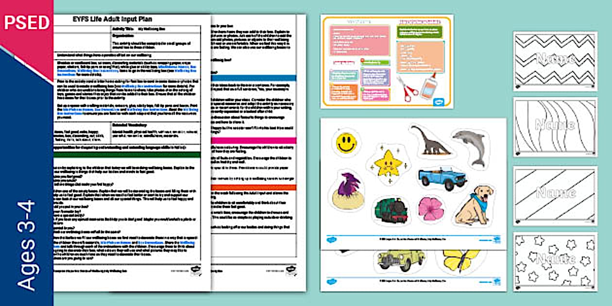 PSED My Wellbeing Box Adult Input Plan and Resource Pack