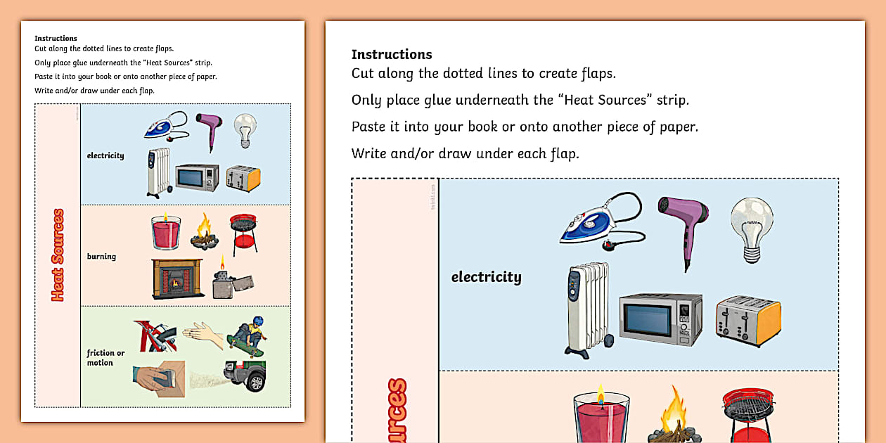 Heating Up Writing Flaps (teacher made) - Twinkl