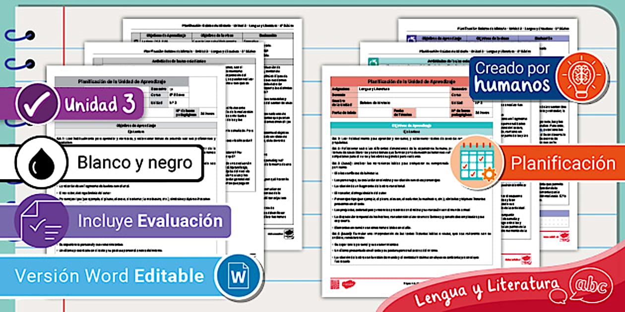 Planificación Lengua Y Literatura 8 Básico Unidad 3