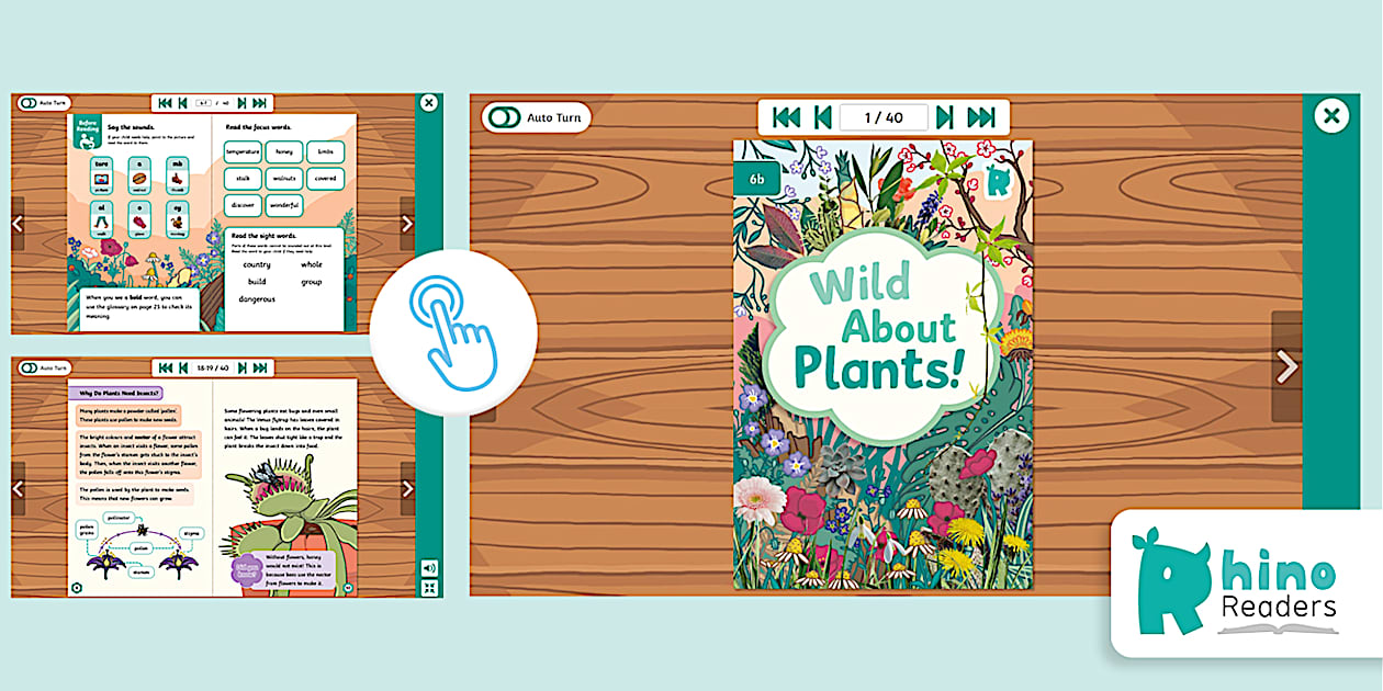 Level 6b Decodable Readers: Wild About Plants! - Twinkl
