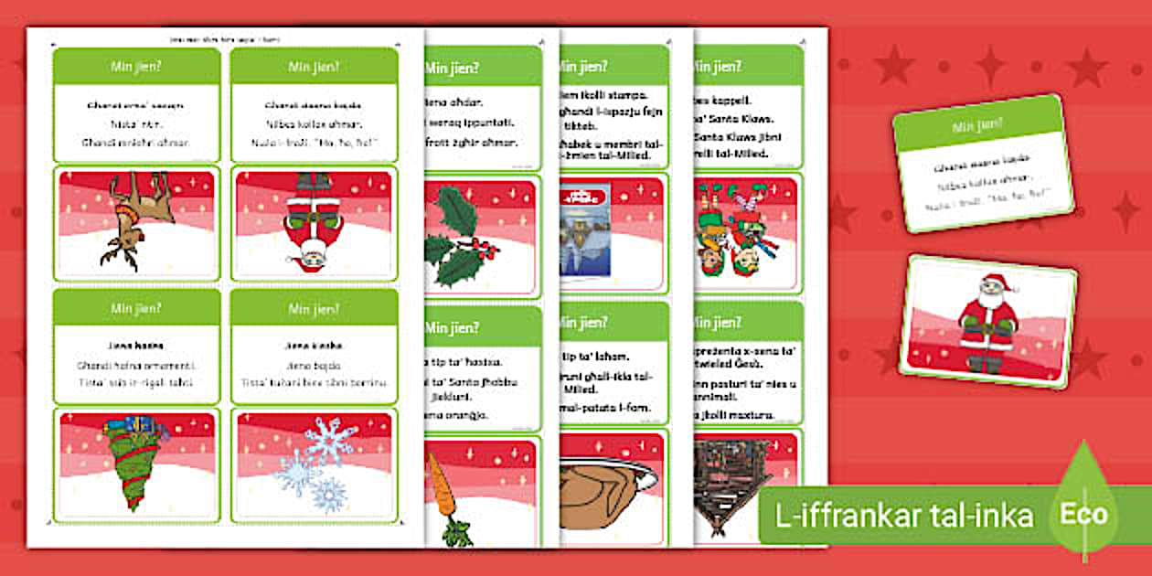 Logħba tal-Milied: Min Jien? (Teacher-Made) - Twinkl