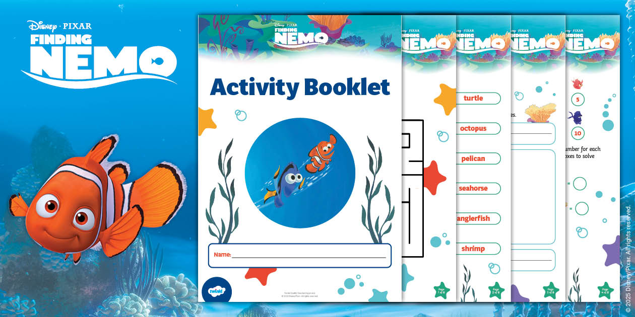 Finding Nemo: Activity Booklet [Ages 5-7]