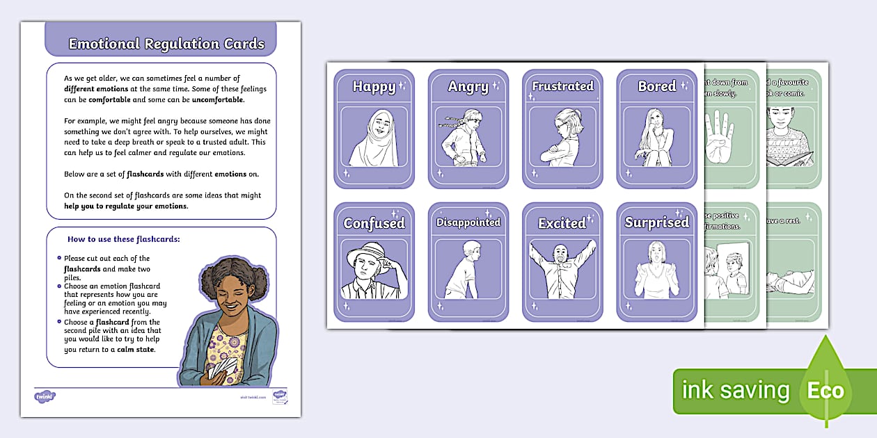 Emotional Regulation Activity Cards KS2 (Teacher-Made)