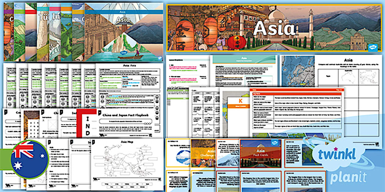 Year 6 HASS Geography Asia Unit Pack | Twinkl PlanIt Lesson
