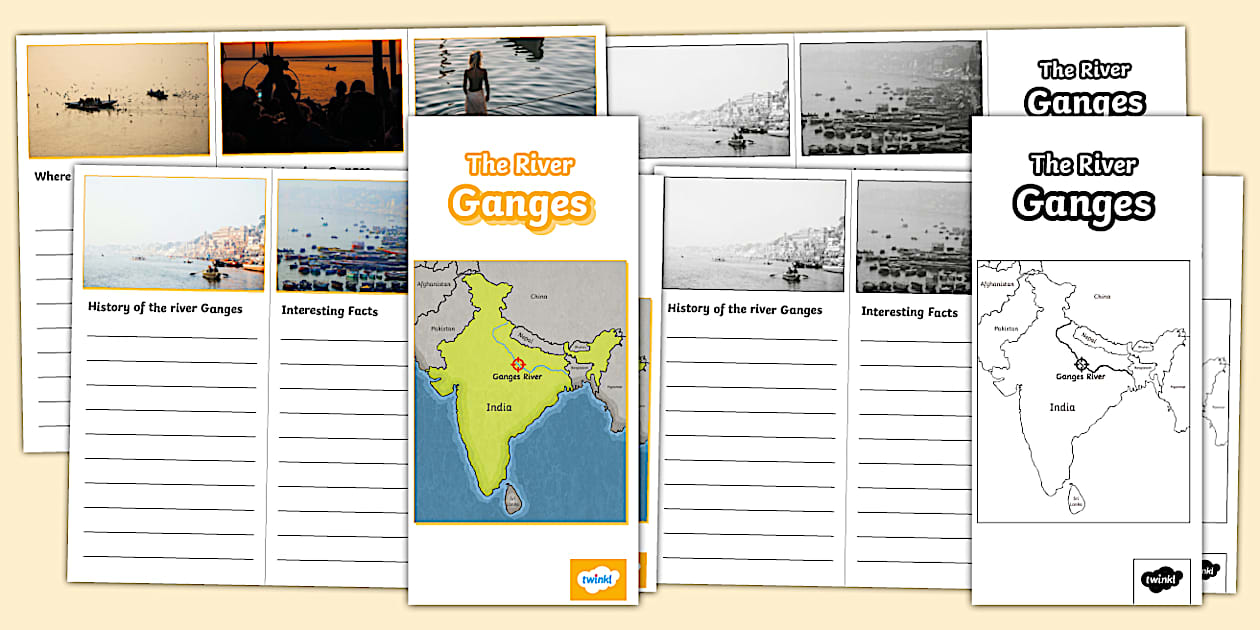 The River Ganges Leaflet Template (teacher made) - Twinkl