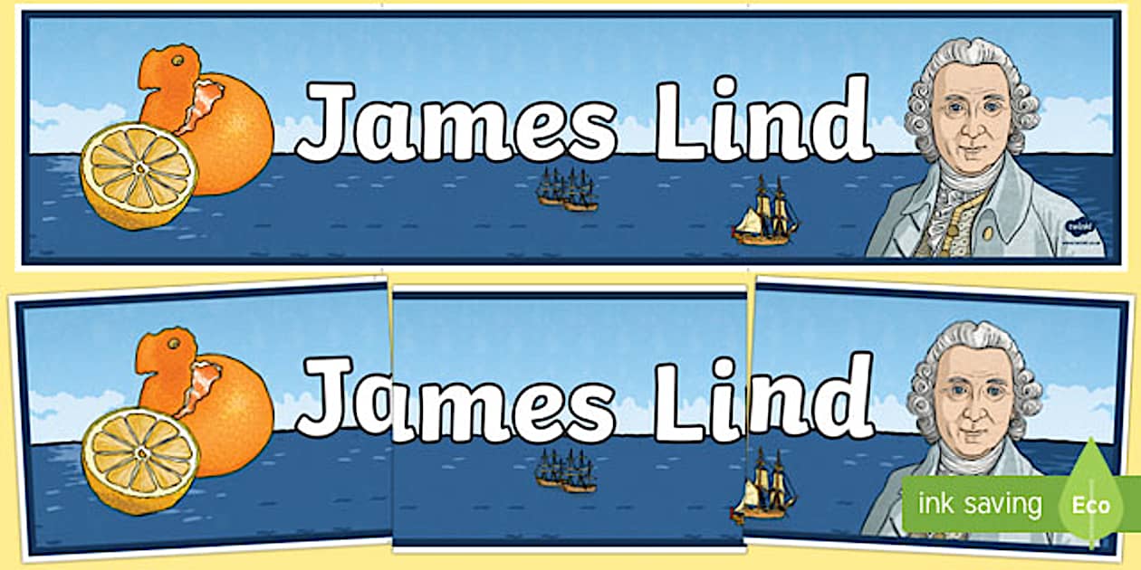 James Lind Display Banner-Scottish (teacher made) - Twinkl