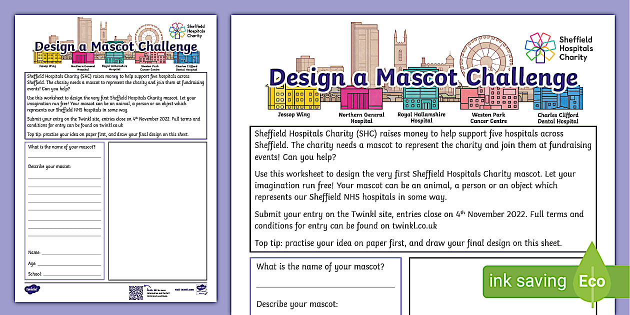 FREE! - Mascot Design Challenge Activity Sheet - SHC - Twinkl