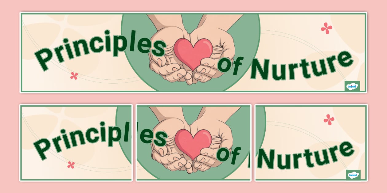 Principles of Nurture Display Banner (teacher made) - Twinkl