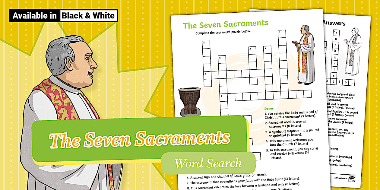 Seven Sacraments Crossword Puzzle