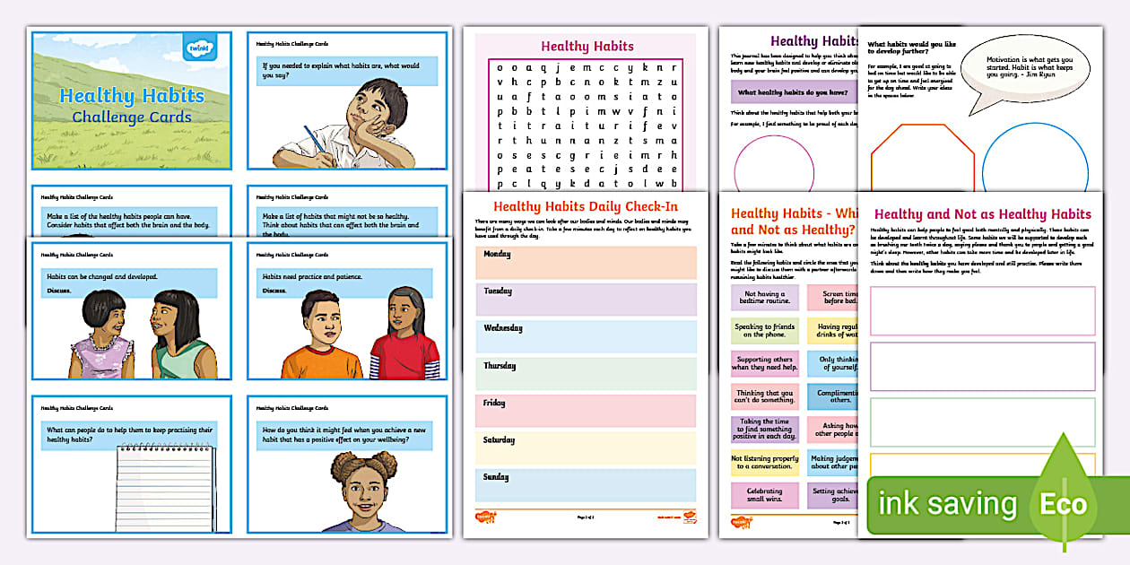 Healthy Habits Activity Pack KS2 (teacher made) - Twinkl