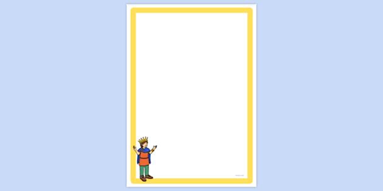King Happy Page Border