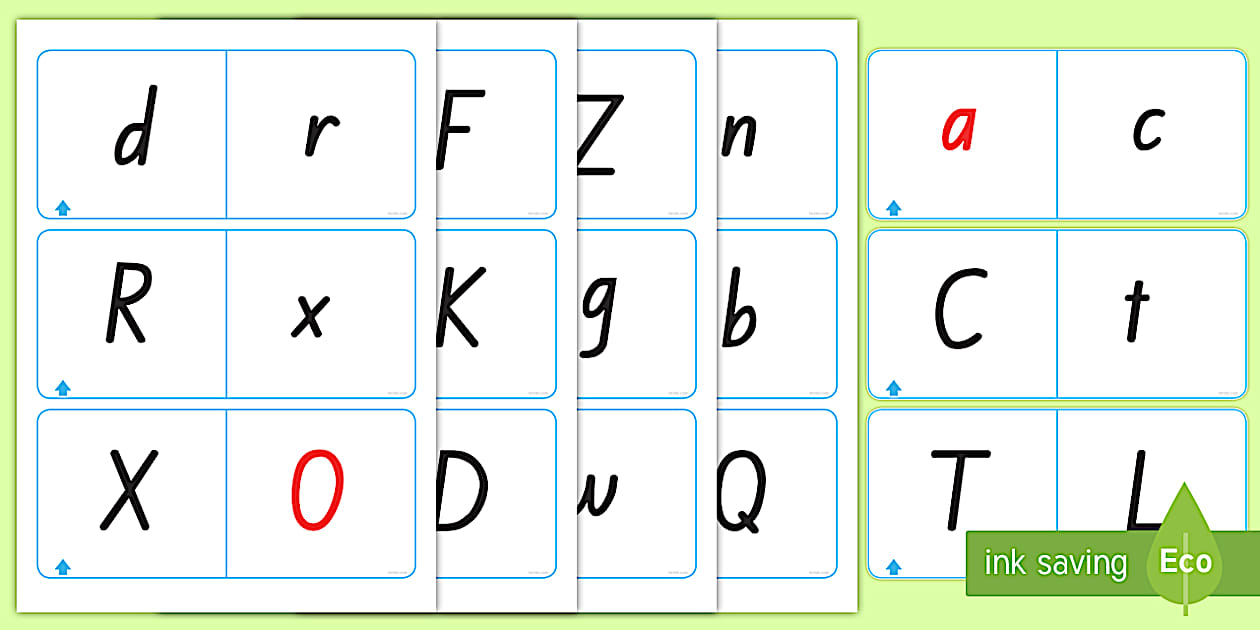 Alphabet Dominoes | Alphabet Activity | Uppercase to Lower