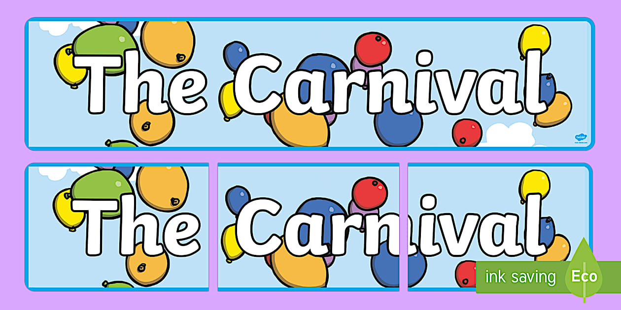 Carnival Banner | Festivals & Celebration | Primary Resource