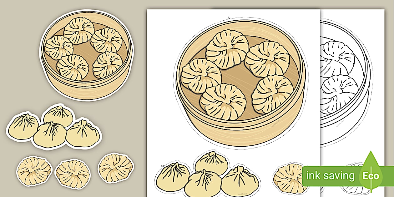 Dumplings Display Cut-Outs (ティーチャーメイド)