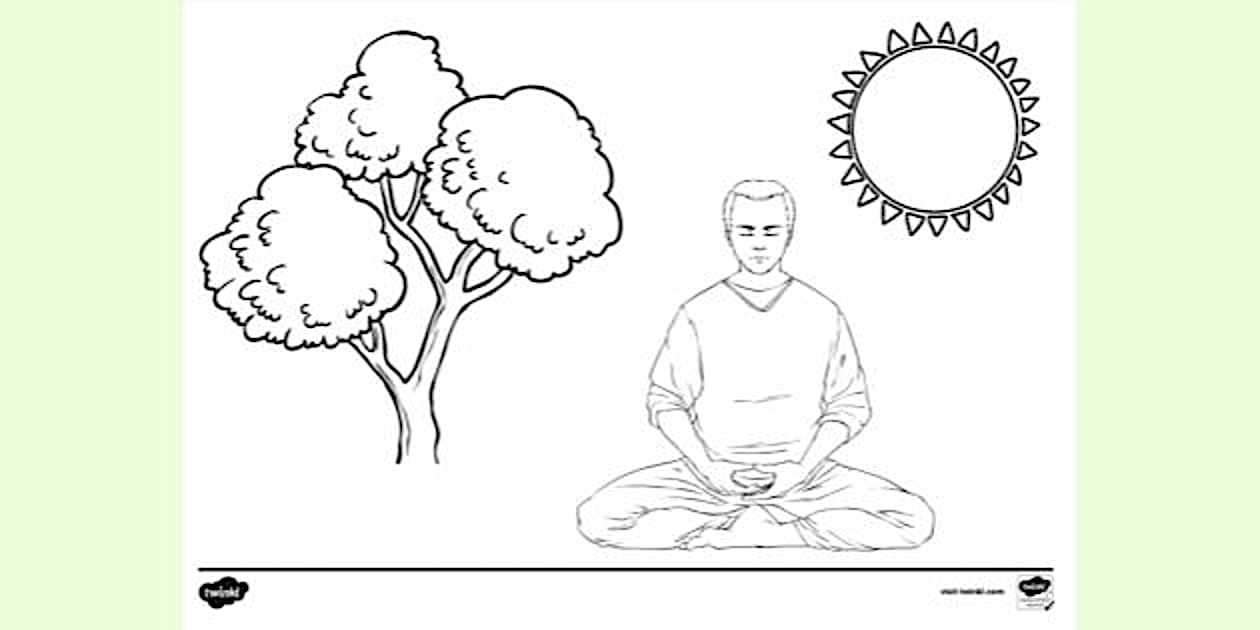 Meditation Colouring | Colouring Sheets (teacher made)
