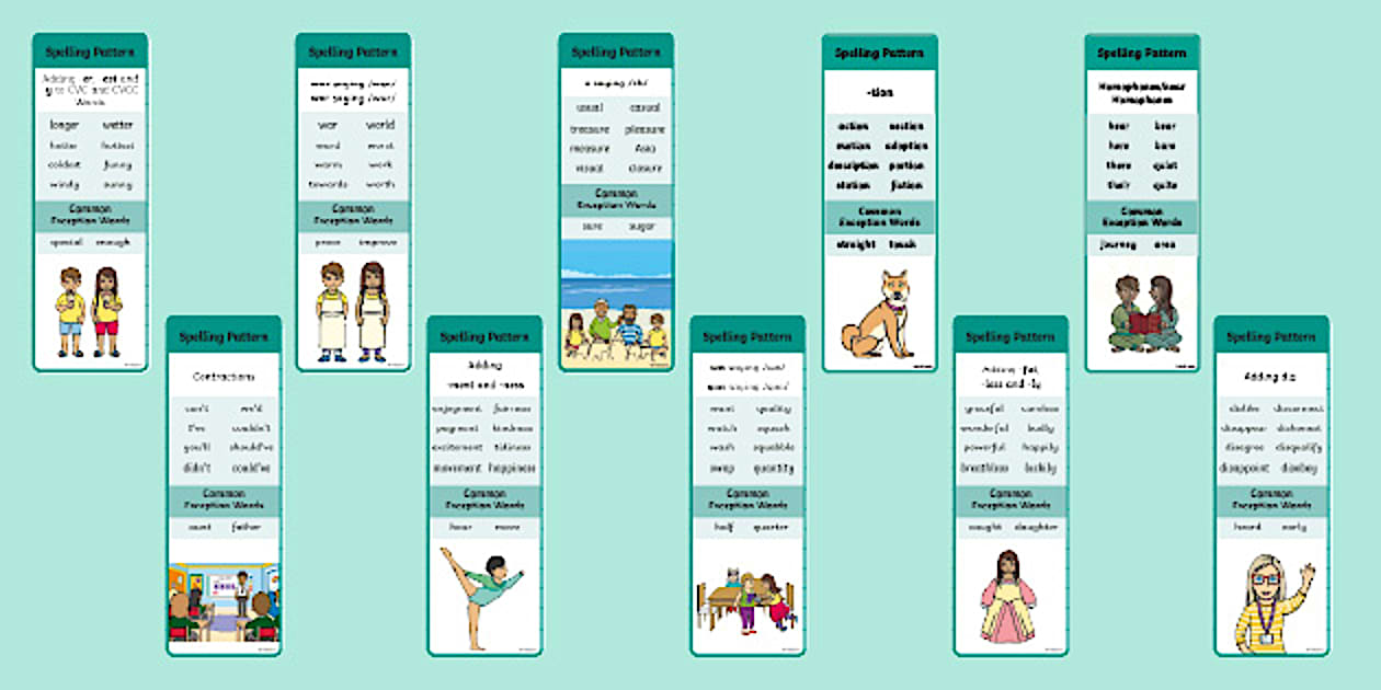 Level 6 Weeks 21-30 Spelling Bookmarks Bumper Resource Pack