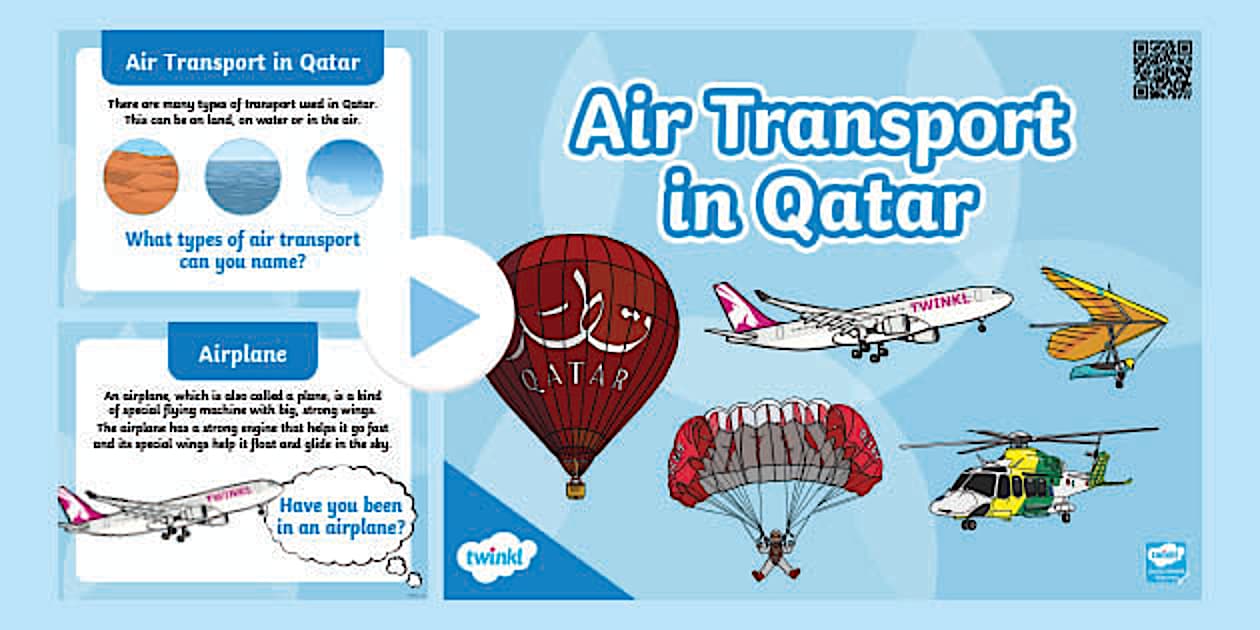 Air Transport in Qatar PowerPoint (teacher made) - Twinkl