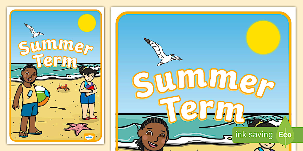 Summer Term Folder Divider (Teacher-Made) - Twinkl