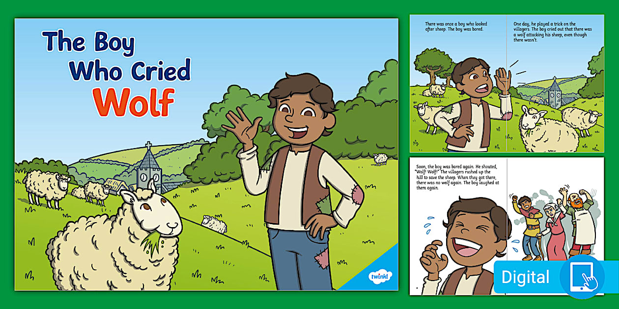 The Boy Who Cried Wolf eBook - Twinkl