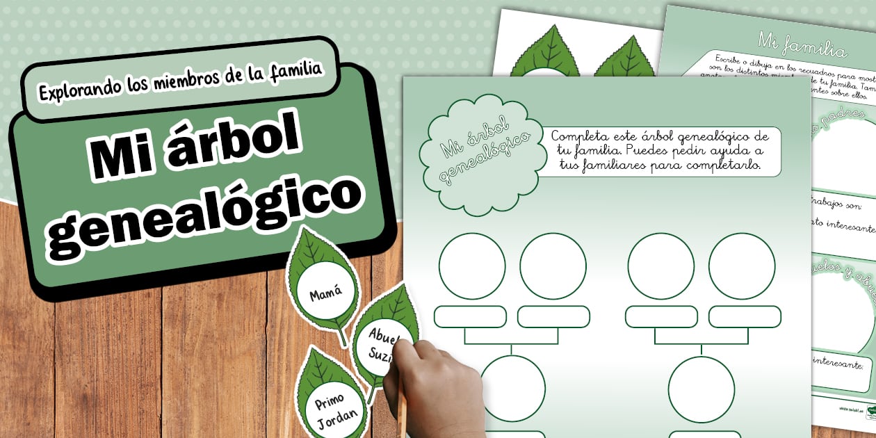 Ficha de actividad: Mi árbol genealógico