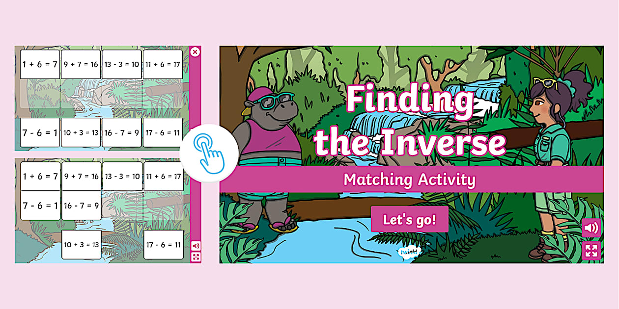 👉 KS1 Finding the Inverse Maths Matching Game - Twinkl