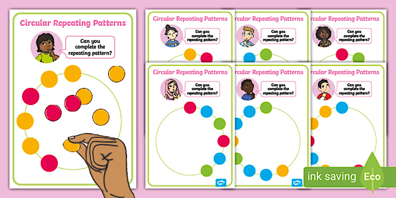 👉 Circular Repeating Patterns Display Posters - Twinkl