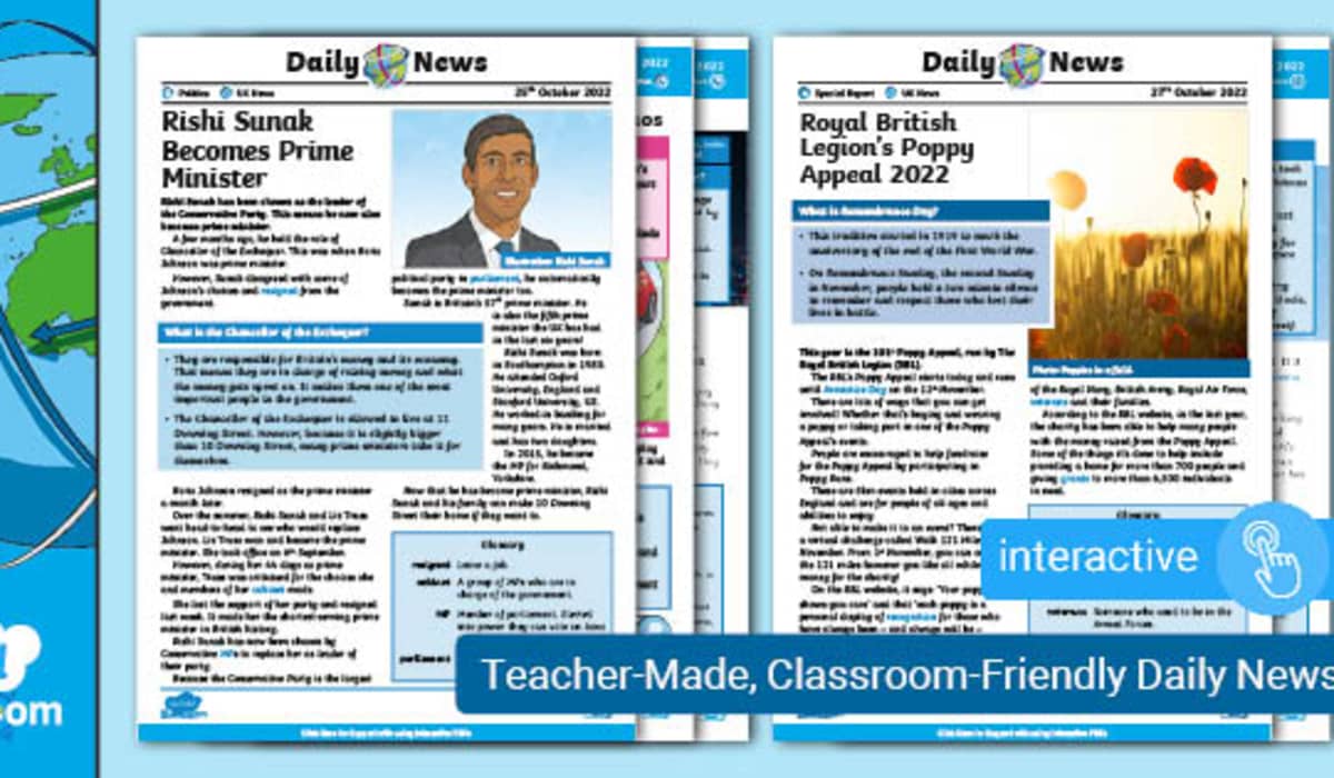 Weekly Comprehension Pack - 28th October 2022 - Twinkl NewsRoom