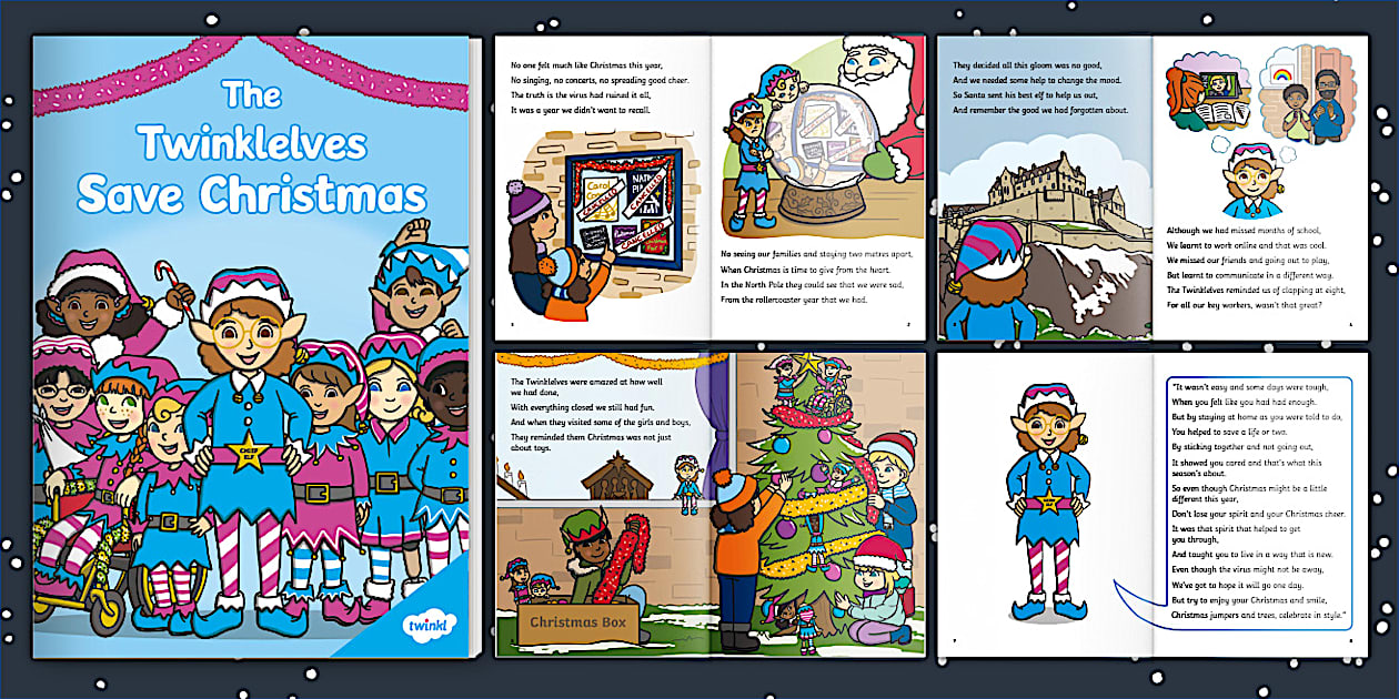 The Twinkl Elves Save Christmas eBook (teacher made)