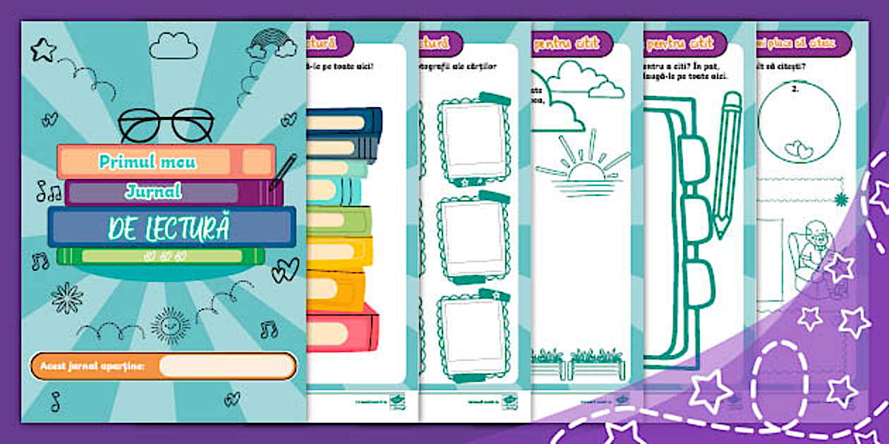 Primul meu jurnal de lectură – Broșură - Twinkl