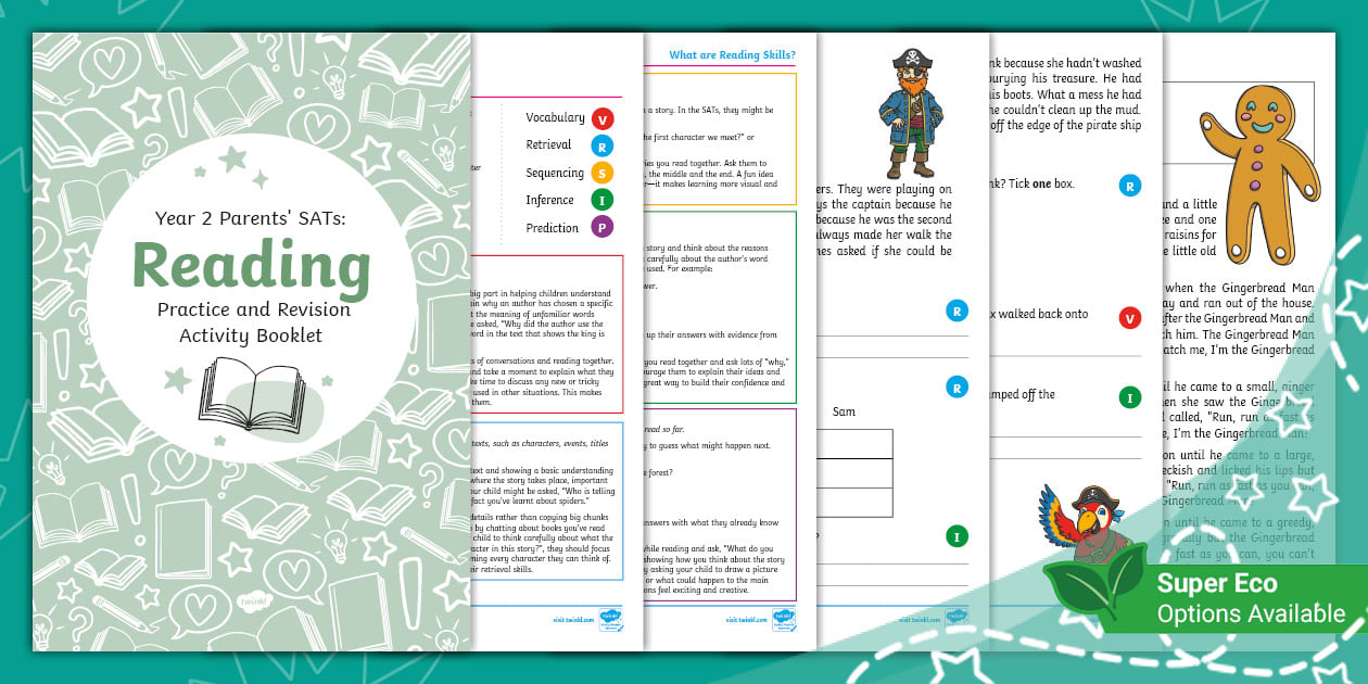 SATs: Year 2 Reading Practice and Revision Activity Booklet