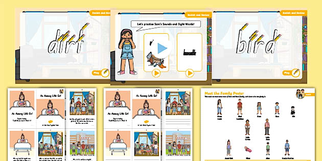 Level 5 Week 11 Lesson 5 pack - digraph 'ir' in phonics