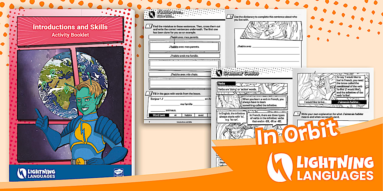 👉 French In Orbit Introductions and Skills Activity Booklet