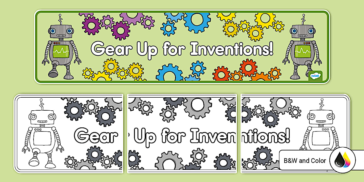 Inventions Banner (teacher made) - Twinkl