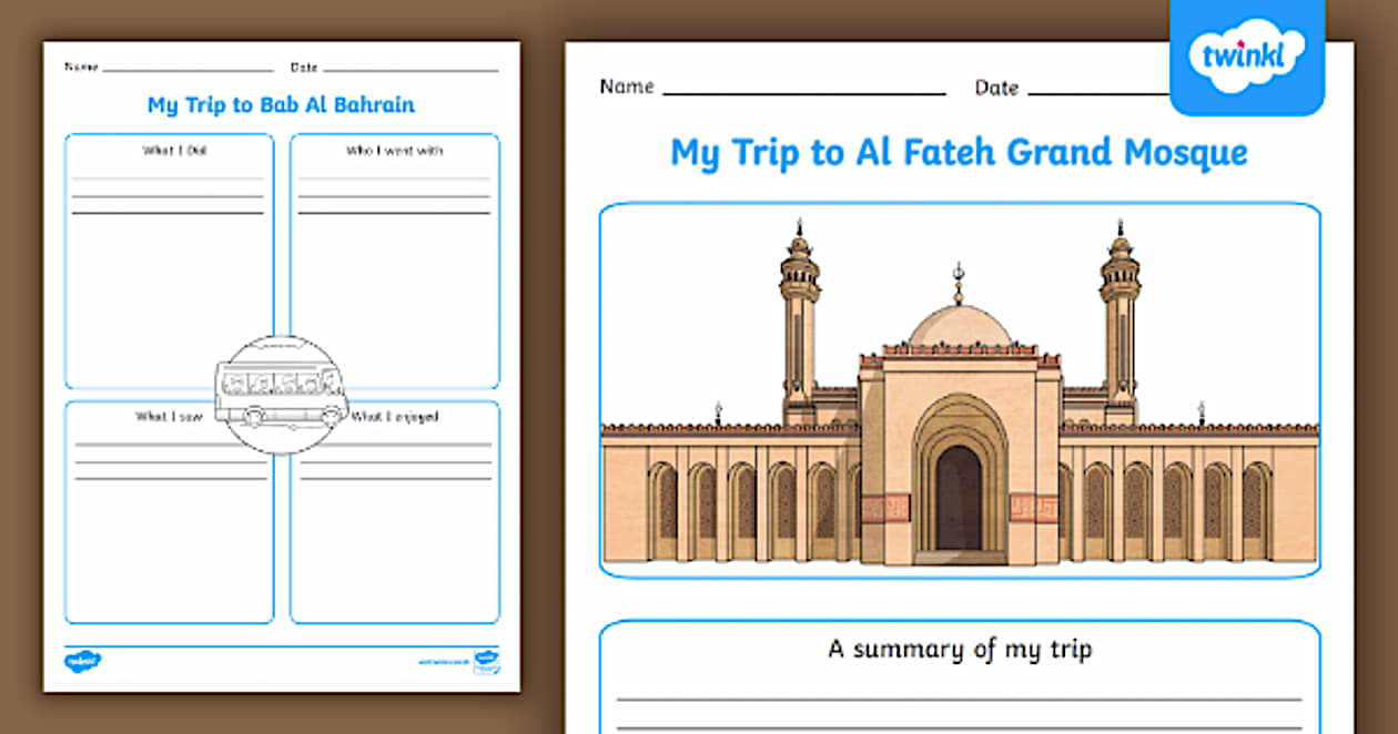 Bahrain Field Trip - Al Fateh Grand Mosque (Teacher-Made)