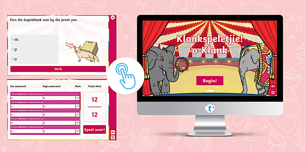 Klankspeletjie met die O-klank (teacher made) - Twinkl