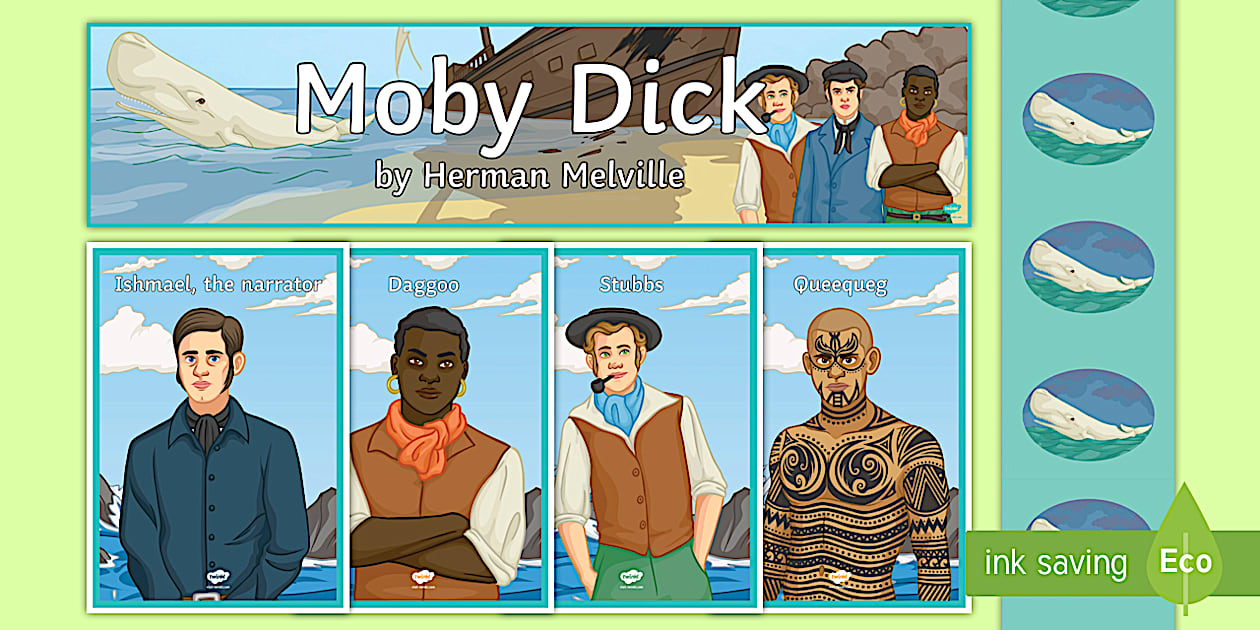 GCSE Moby Dick Display Pack (teacher made) - Twinkl