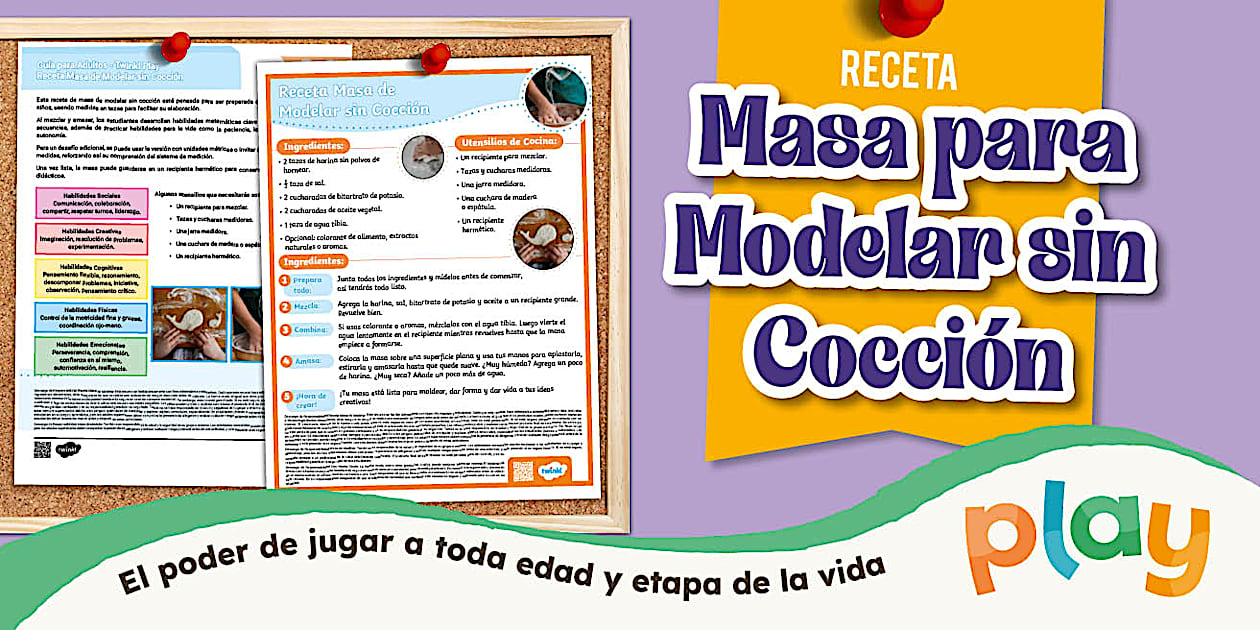 Twinkl Play Receta |Masa para Modelar sin Cocción