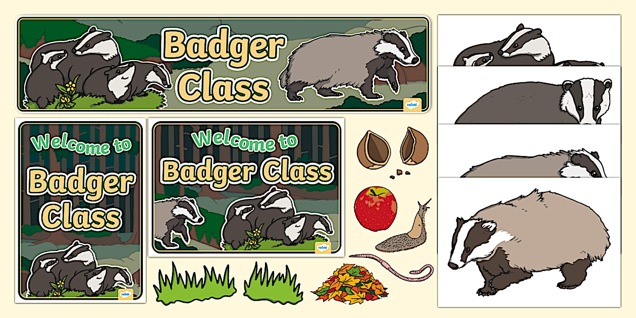 Badger Class Display Pack - Twinkl - KS1 (teacher made)