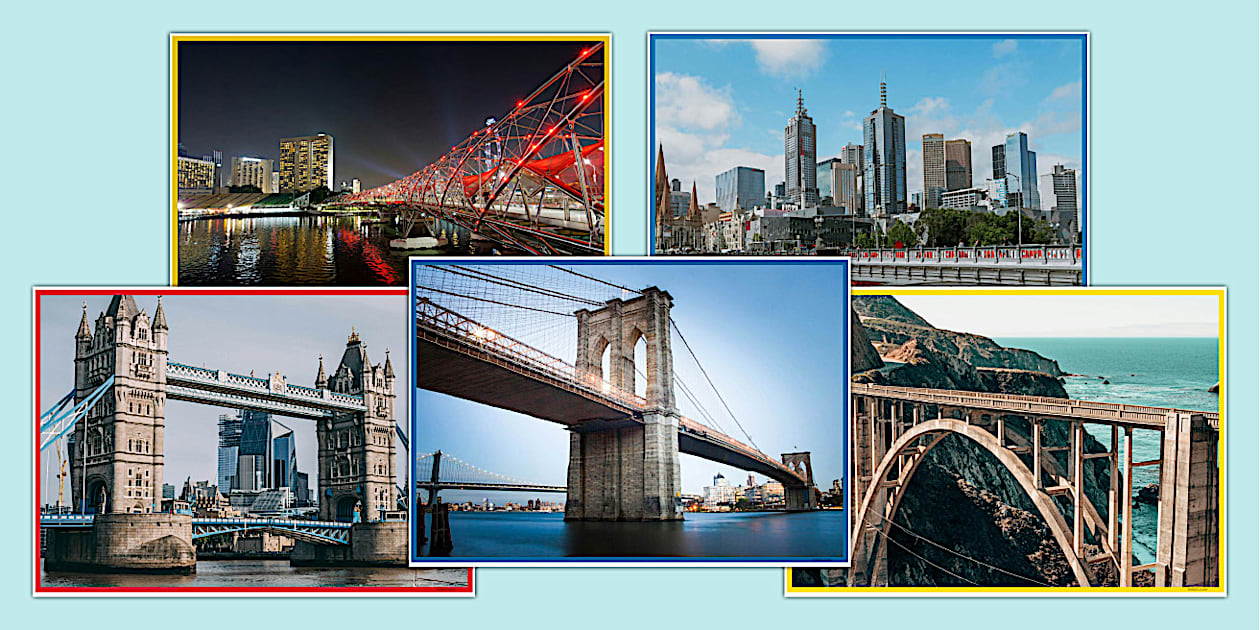 Bridges of the World Display Photos (teacher made) - Twinkl