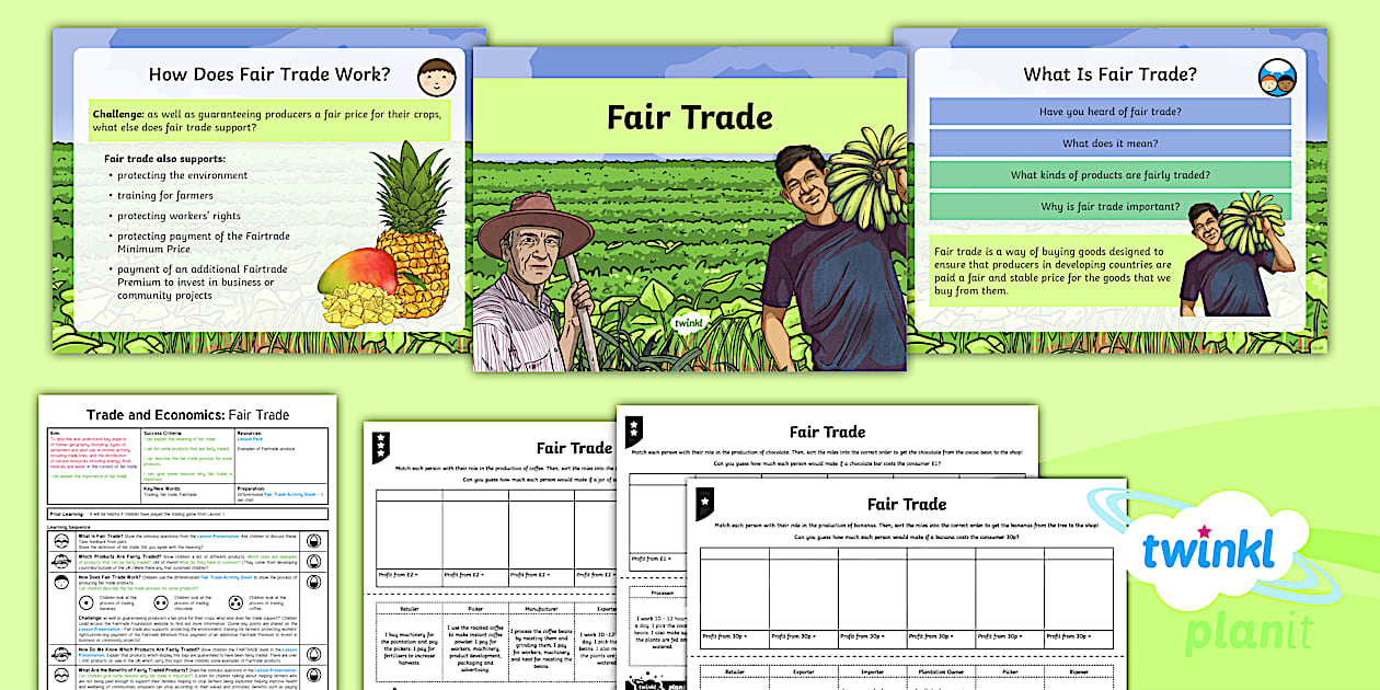 Fair Trade Lesson Plan 4 - Year 6 Geography (teacher made)